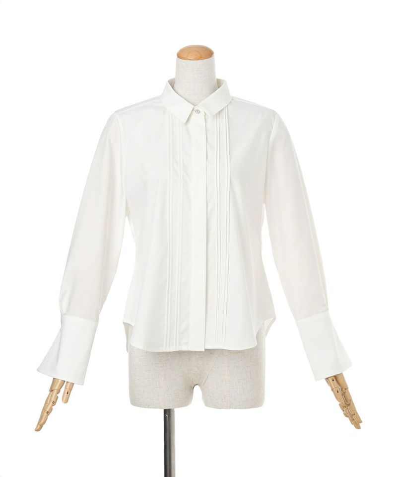 ビジュー釦タイ付きシャツ/an another angelus [55BF02j011] | F i.n.t